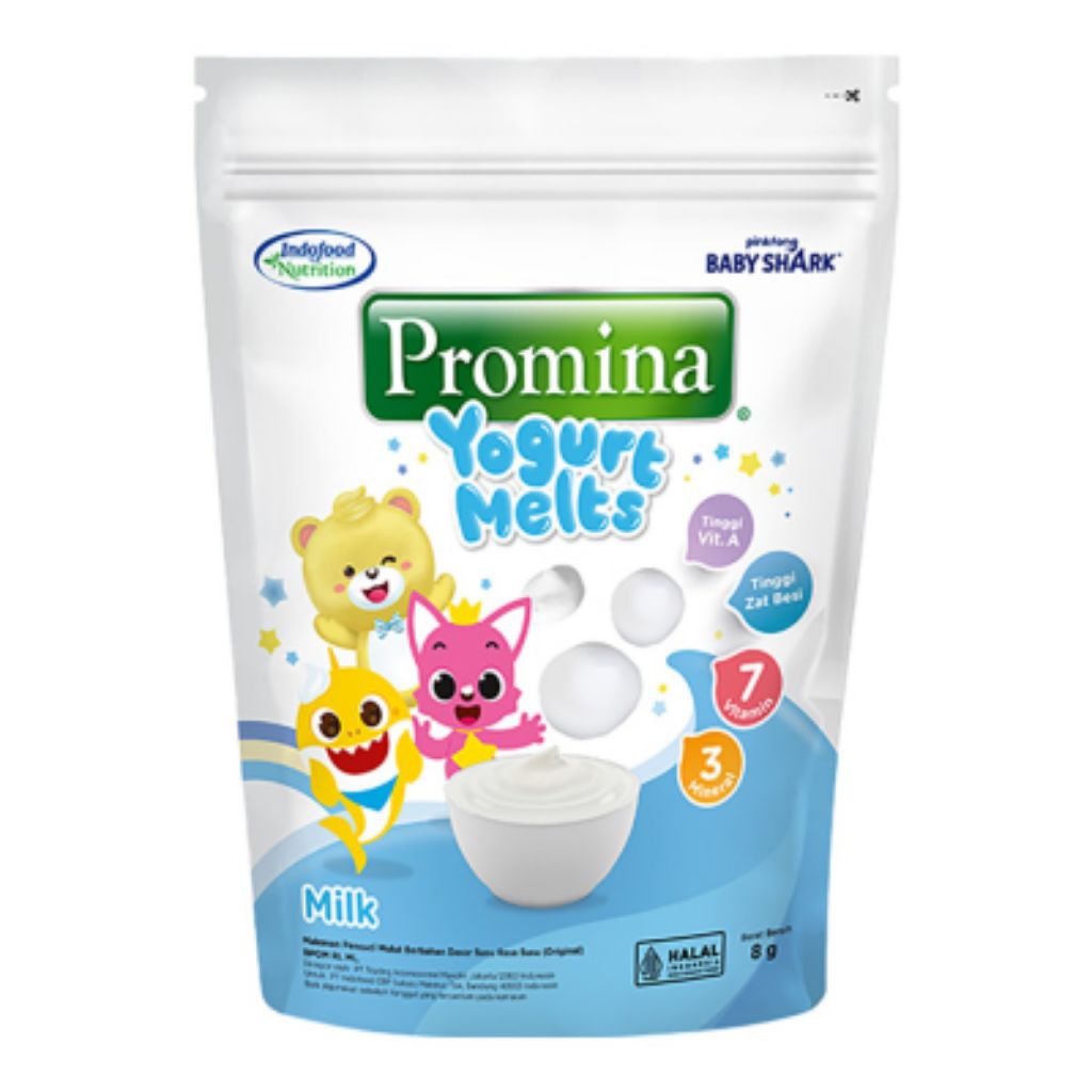 Jual Promina Yogurt Melts Snack Bayi Rasa Susu 8 g | Shopee Indonesia