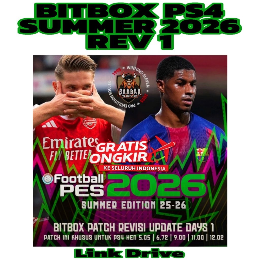 Jual New!!! PS4 HEN GAME BOLA PES - BITBOX PATCH SUMMER 2026 - ready game ps3 cfw hfw hen bitbox ...