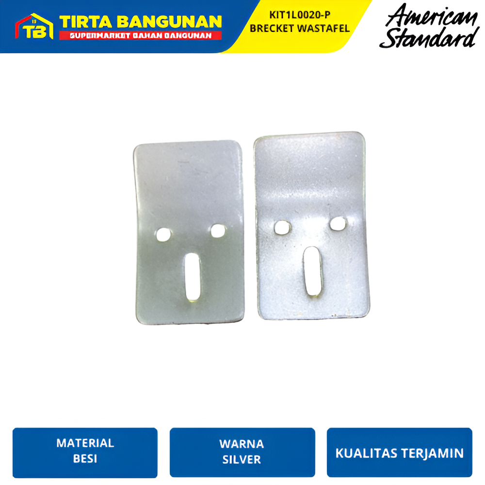 Jual AMERICAN STANDARD KIT1L0020-P BRACKET GANTUNGAN WASTAFEL KRAN AIR ...