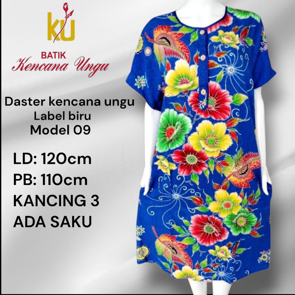 Jual DASTER KENCANA UNGU ORIGANAL LABEL BIRU MODEL 09 | Shopee Indonesia