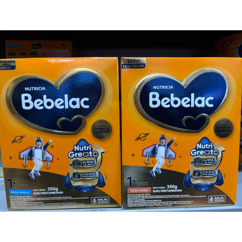 Jual BEBELAC 1+ vanila / madu 350g | Shopee Indonesia