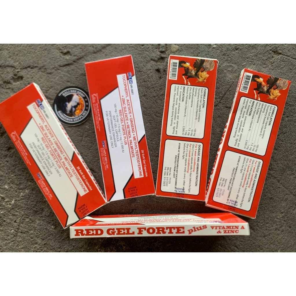 Jual Red Gel Forte plus ( box isi 20 kapsul / 2 strip) | Shopee Indonesia