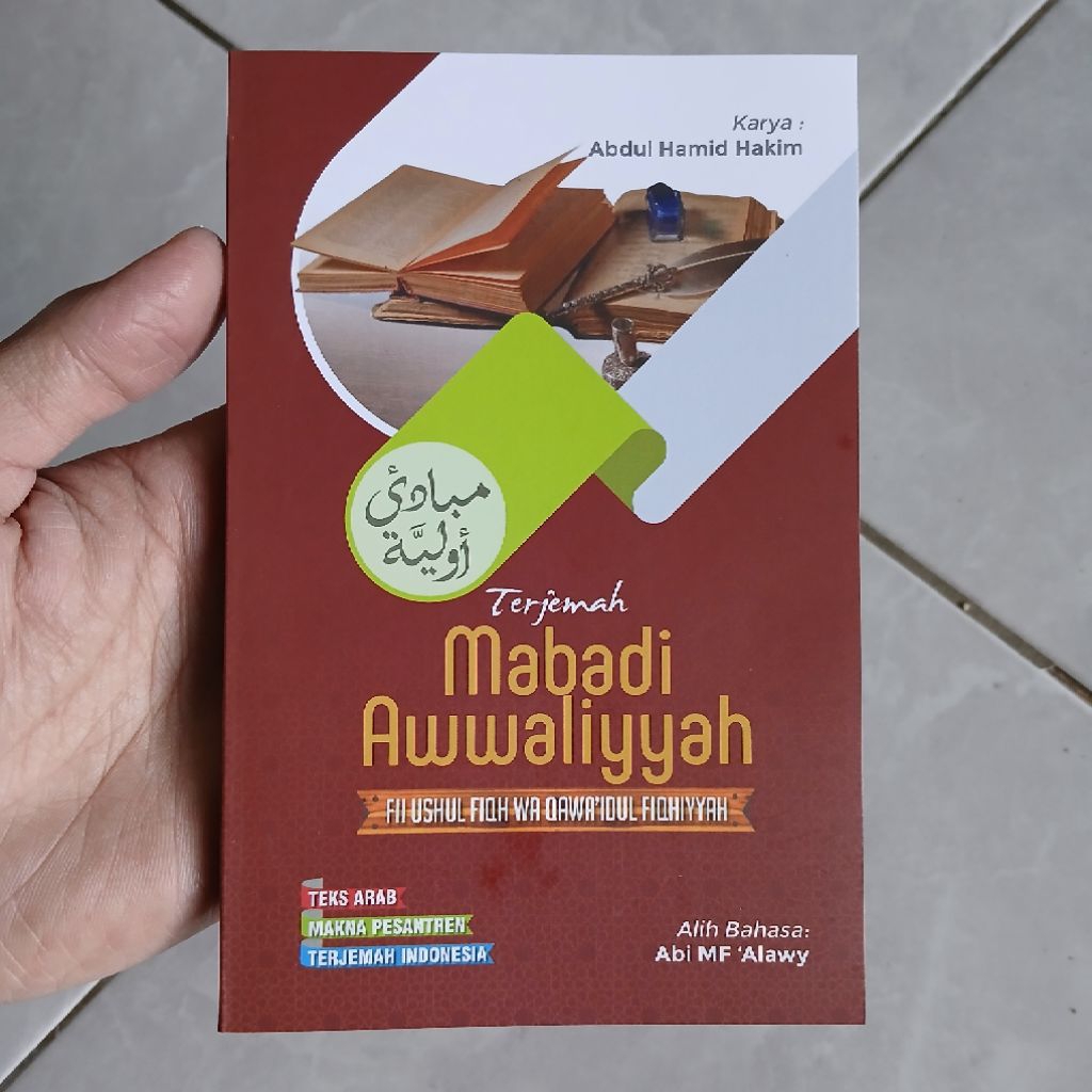 Jual Terjemah Mabadi Awwaliyah 3 Bahasa Arab Indonesia dan Makna ...