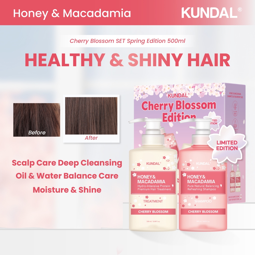 Jual KUNDAL Premium Perfume Hair Care Shampoo & Treatment Set Cherry ...
