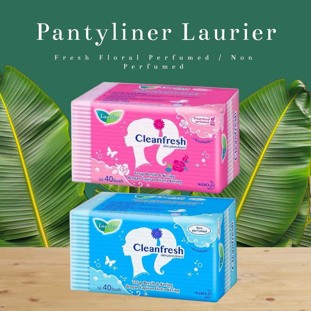 Jual TERMURAH LAURIER Cleanfresh Pantyliner Non Perfume/Fresh Floral ...