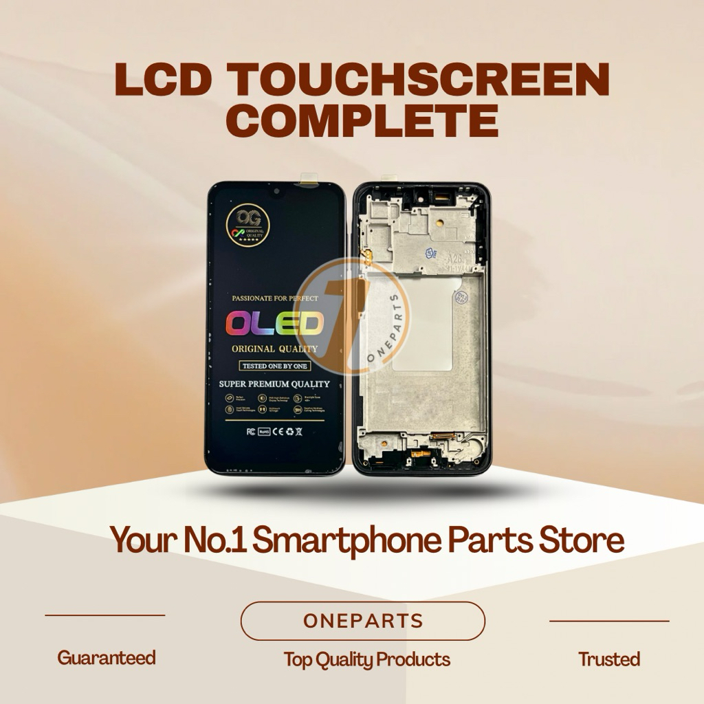 Jual LCD TOUCHSCREEN SAMSUNG GALAXY A26 5G A266B COMPLETE FRAME ...