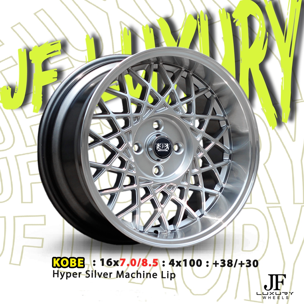 Jual Velg JF LUXURY Type KOBE RING 16 PCD 4x100 | Shopee Indonesia