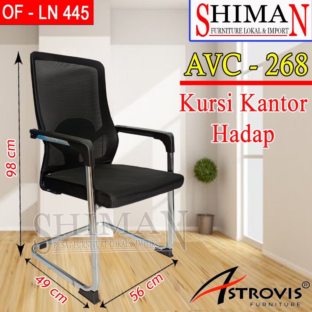 Jual Kursi Kantor Hadap AVC 268 ASTROVIS | Kursi Sekretaris | Shopee ...