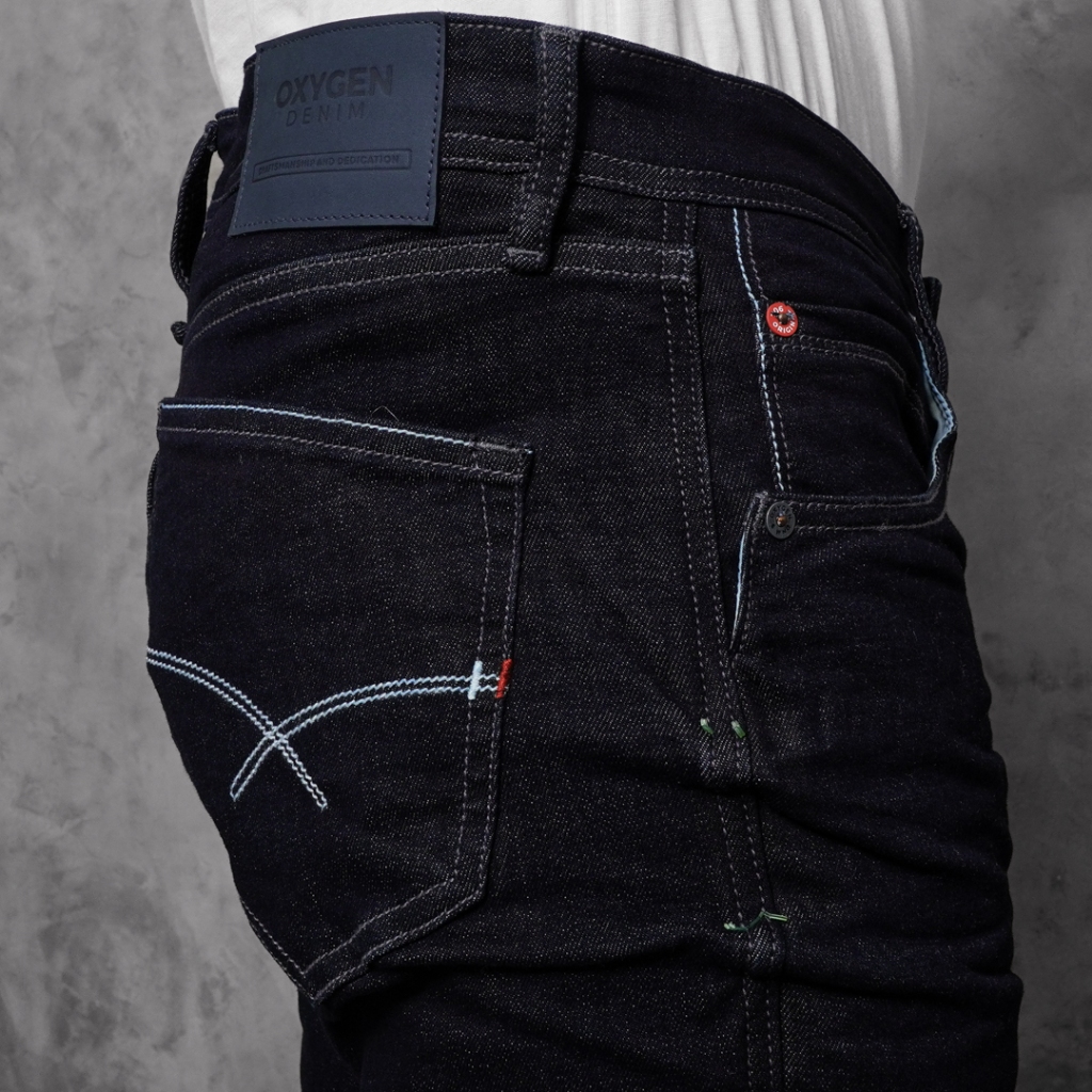 Jual Oxygen Denim 706 Original Slim Jeans (706-0110AIE) | Shopee Indonesia