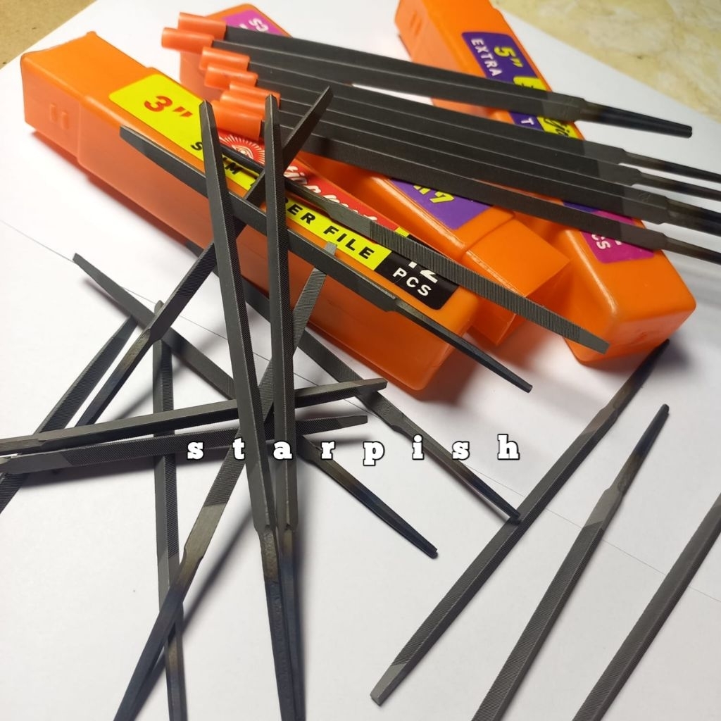 Jual Kikir segi tiga Tjap Mata Original 3 Inch 4 Inch 5 Inch Kikir ...