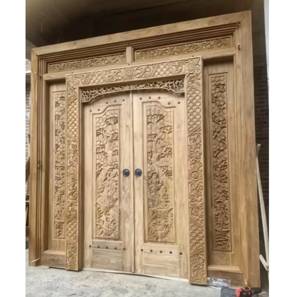 Jual pintu gebyok minimalis full relief terbaru gebyok ukir jepara ...