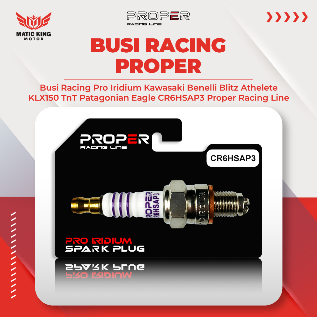 Jual Busi Iridium Pro Spark Plug KLX Athlete Trail Blitz R KSR Zone ...