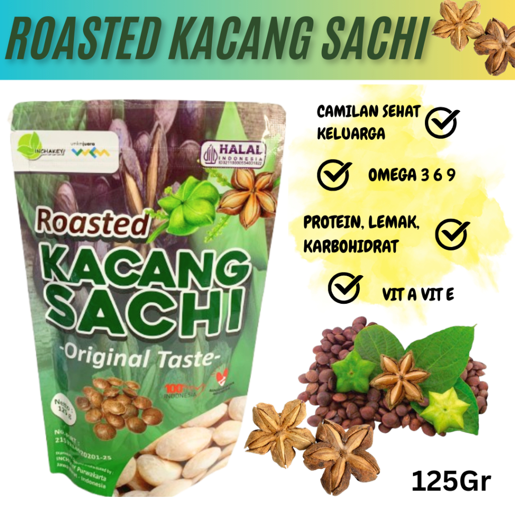 Jual Sacha Inchi Roasted Snack Premium Sehat Diet Minyak Sachi Premium ...