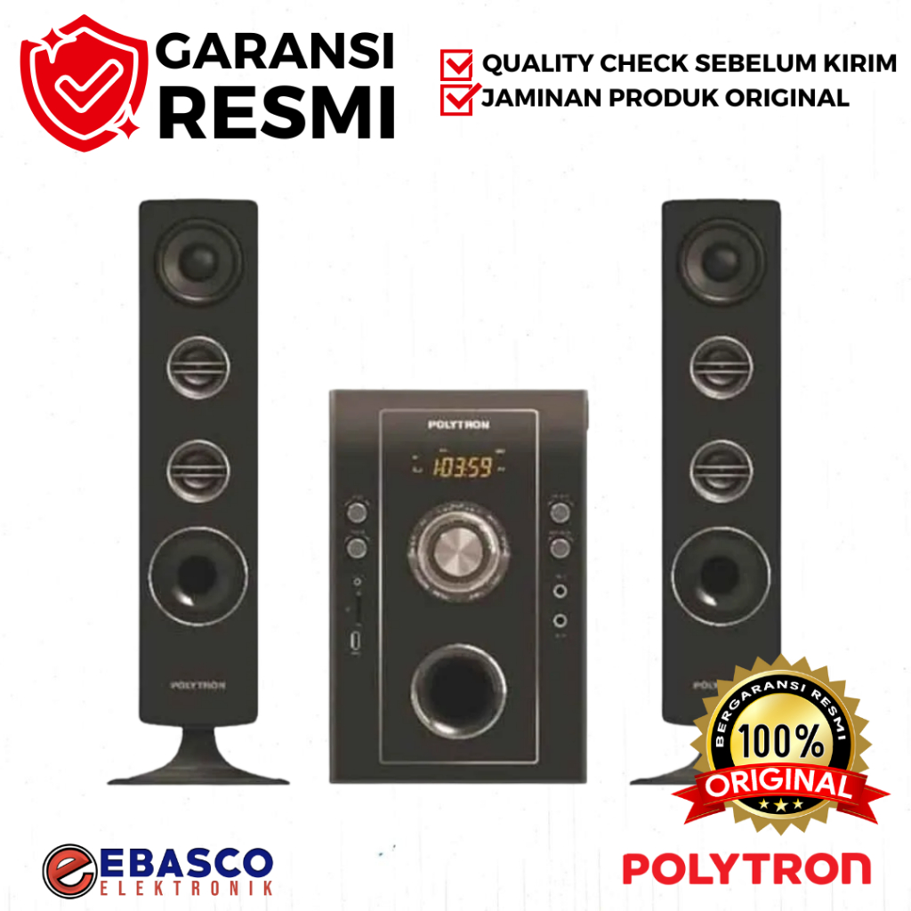 Jual POLYTRON SPEAKER AKTIF MULTIMEDIA PMA 9526 / 9506 Dengan Remote ...