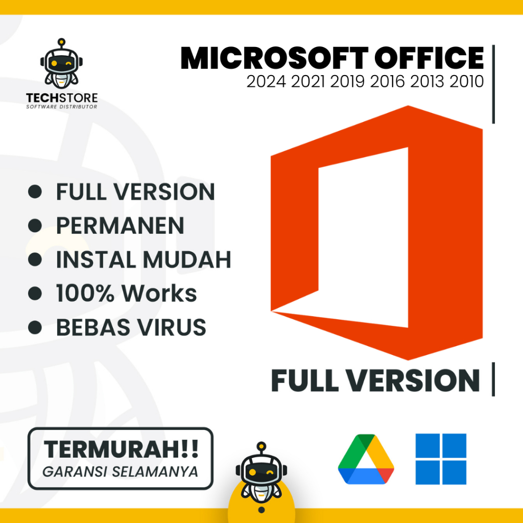 Jual MS . Office Full Version Baru/Lama Anti-Disable 2024 2021 2019 ...