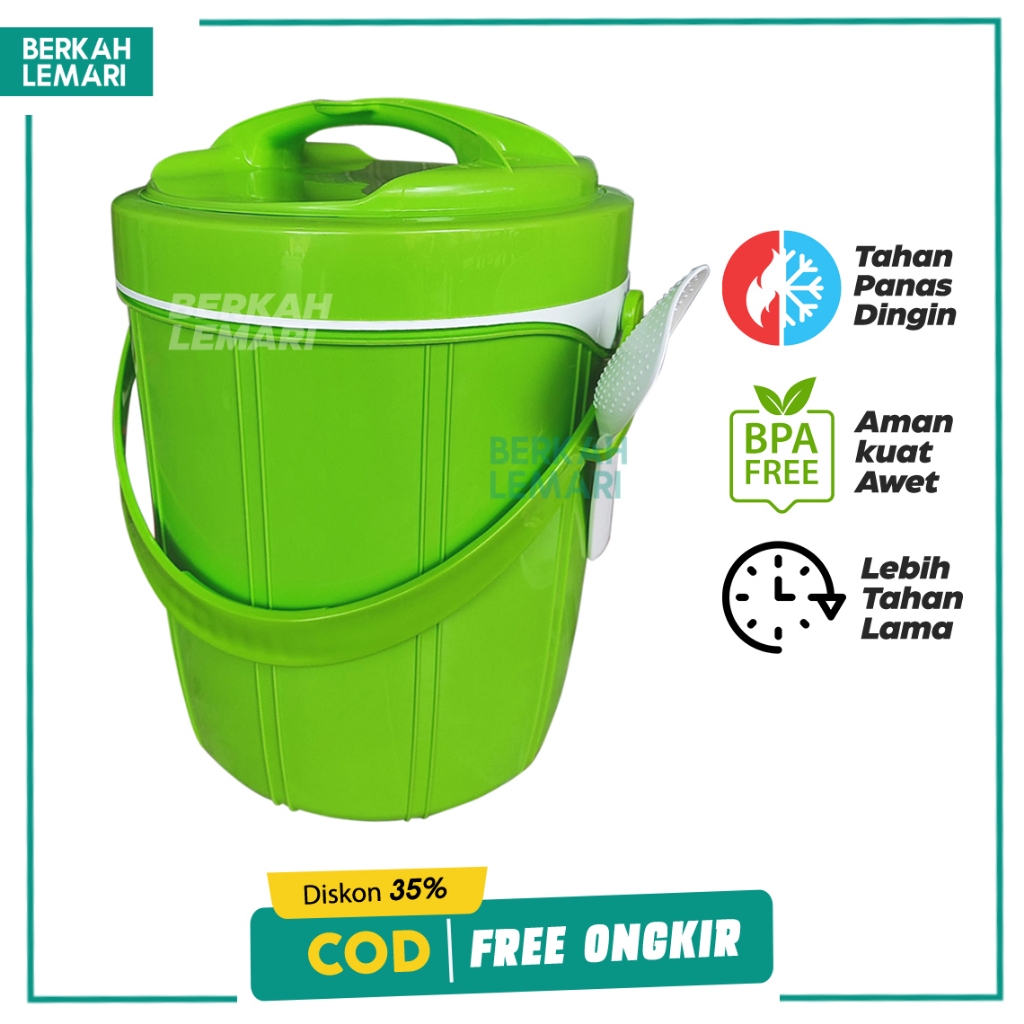 Jual [PROMO] Termos Nasi 21 Liter | EZY Rice Ice Bucket | Tempat ...