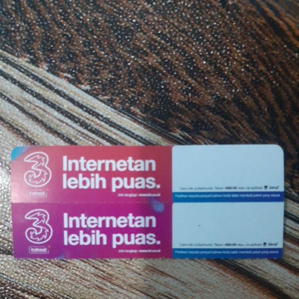 Jual Voucher three 4,5 GB 5 Hari Central Sumatera | Shopee Indonesia