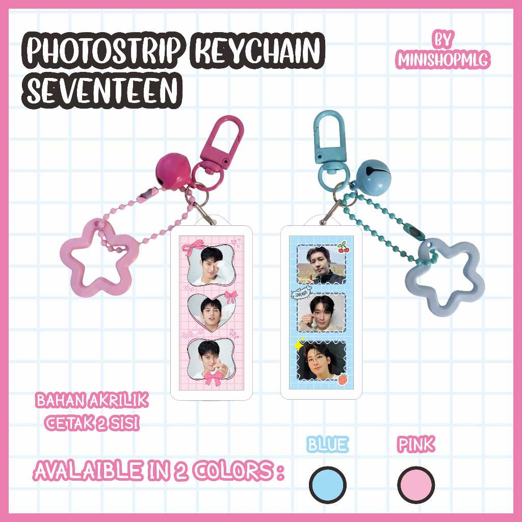 Jual GANTUNGAN KUNCI SEVENTEEN UNOFFICIAL - GANCI AKRILIK SEVENTEEN ...