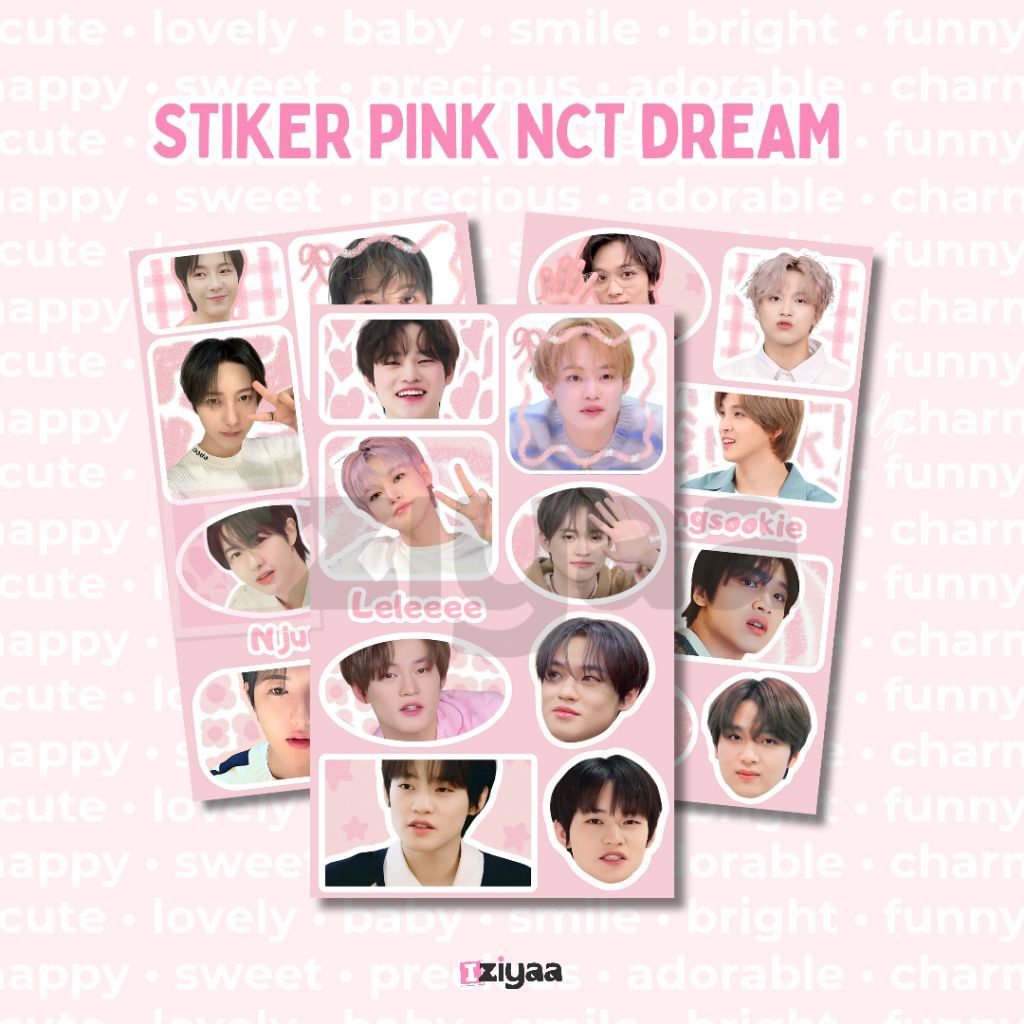 Jual STIKER NCT DREAM | STIKER PINK NCT DREAM by iziyaa | Shopee Indonesia