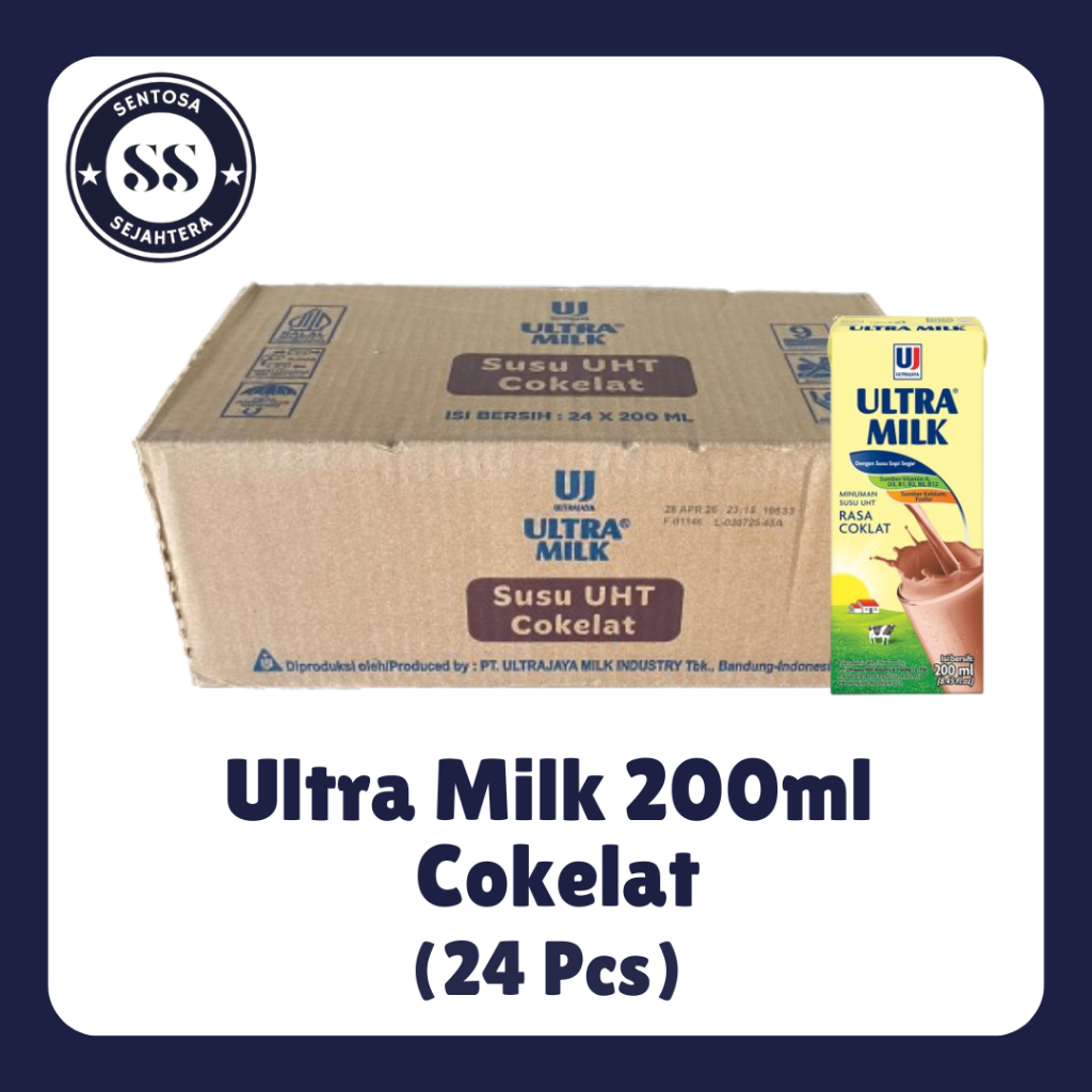 Jual Ultra Milk 200ml 1 Dus isi 24 pcs | Shopee Indonesia