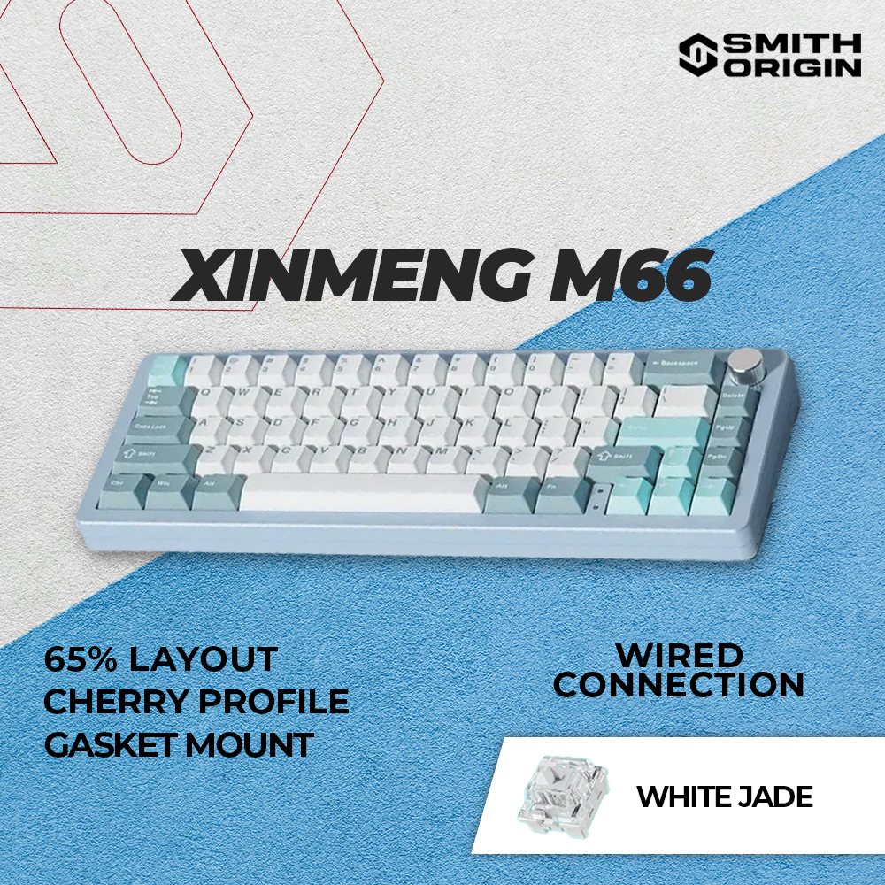 Jual XINMENG M66 Mechanical Keyboard Aluminium Alloy Multifunctional ...