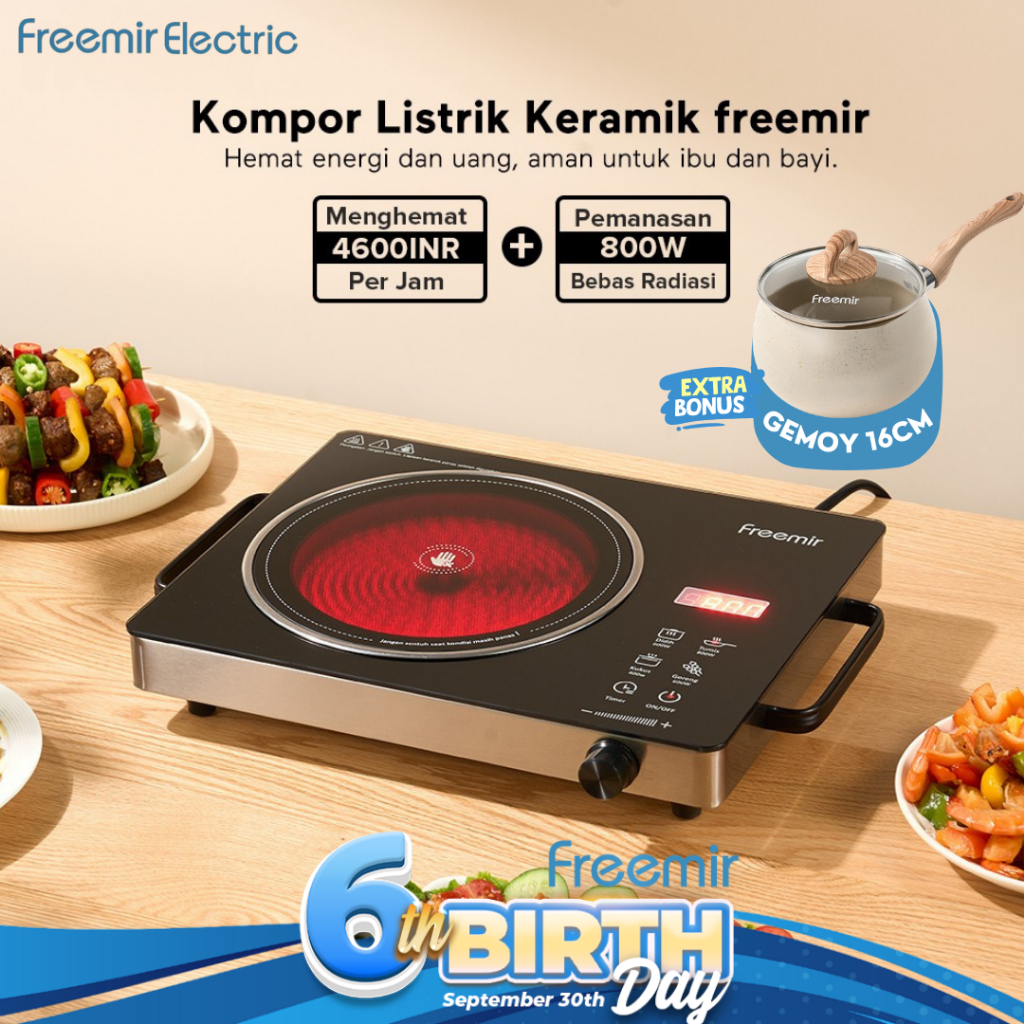 Jual FREEE GEMOY freemir electric Kompor Listrik Infrared Technology ...
