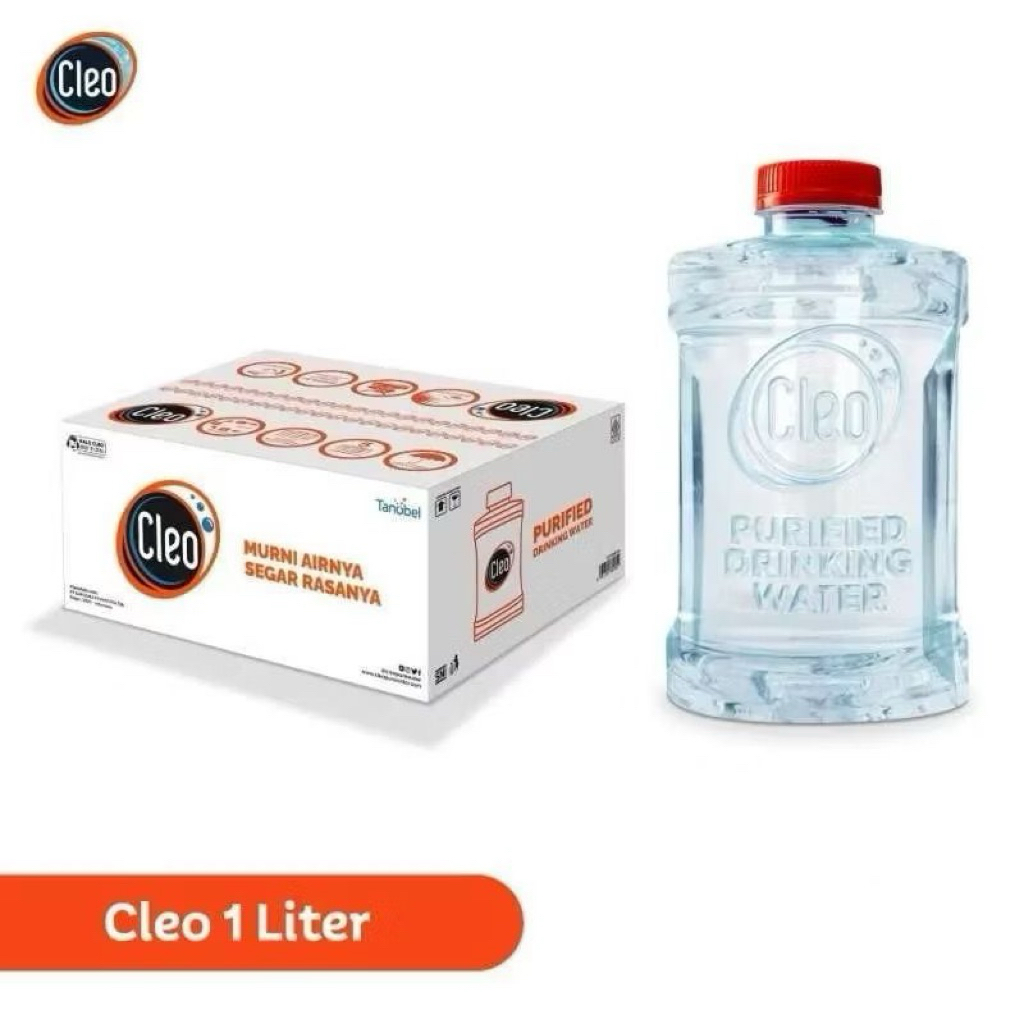 Jual Cleo Air Murni Botol 1 Liter | Cleo Galon Kecil 1 Liter | Air ...