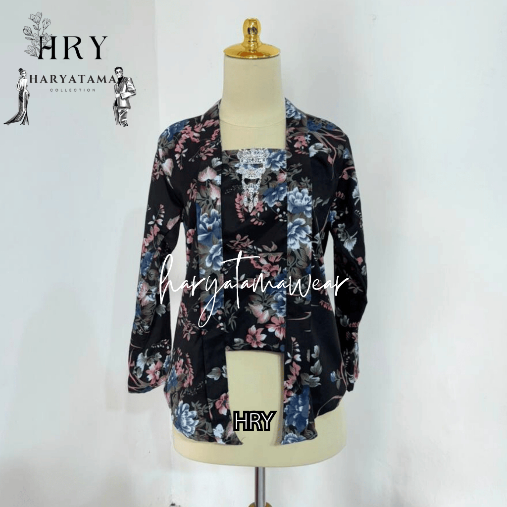 Jual Kebaya Kutubaru, Klasik - Motif Bunga - Kebaya Jadul Vintage ...