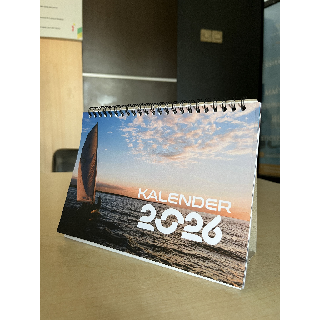Jual Cetak Mini Kalender 2026 Custom Ukuran A6 Tatakan Dupleks Isi 6 ...