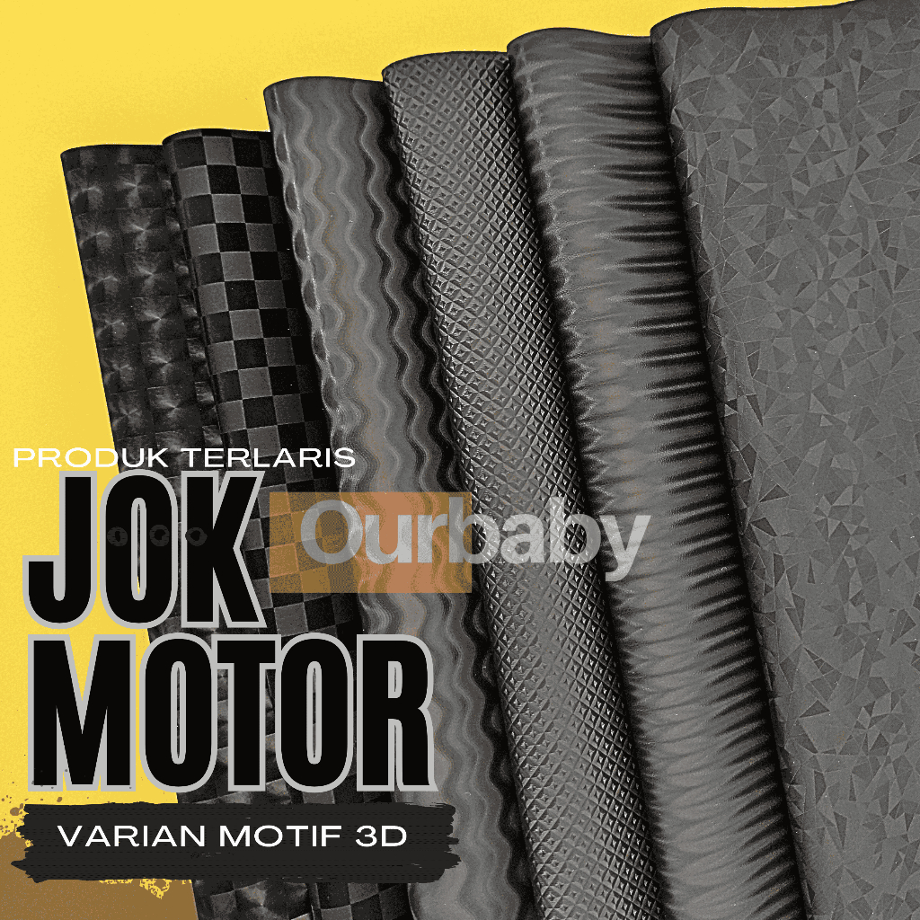 Jual Jok motor meteran motif 3D terbaru/kulit bahan jok motor lembaran ...