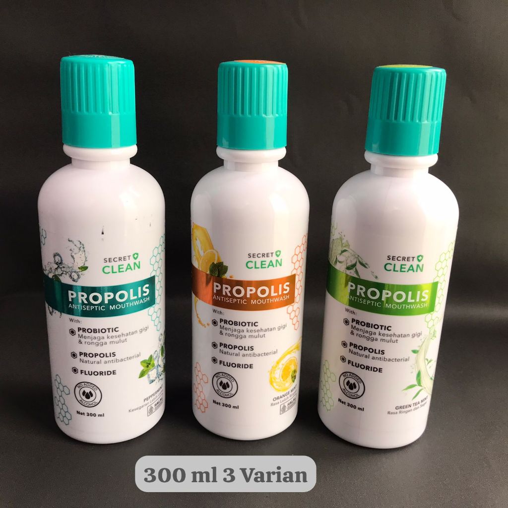 Jual PROMO Secret + Clean Propolis Antiseptic Mouthwash 300ml | Shopee ...