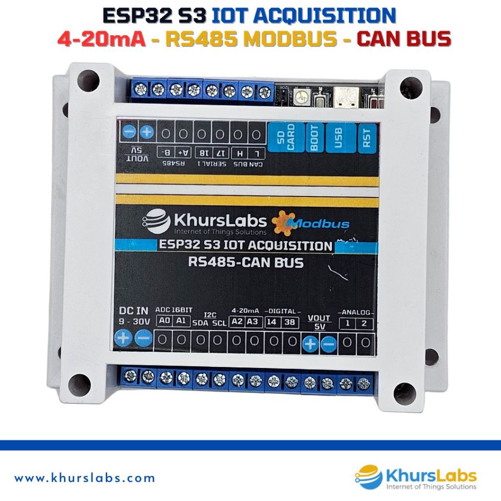 Jual ESP32 S3 N16R8 IOT Acquisition 4-20mA RS485 CAN BUS MCP2551 ...