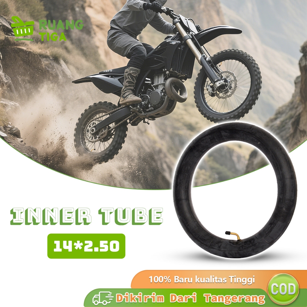 Jual Ban Dalam Dalem Sepeda Listrik Ukuran 14X2,50 Pentil Bengkok ...