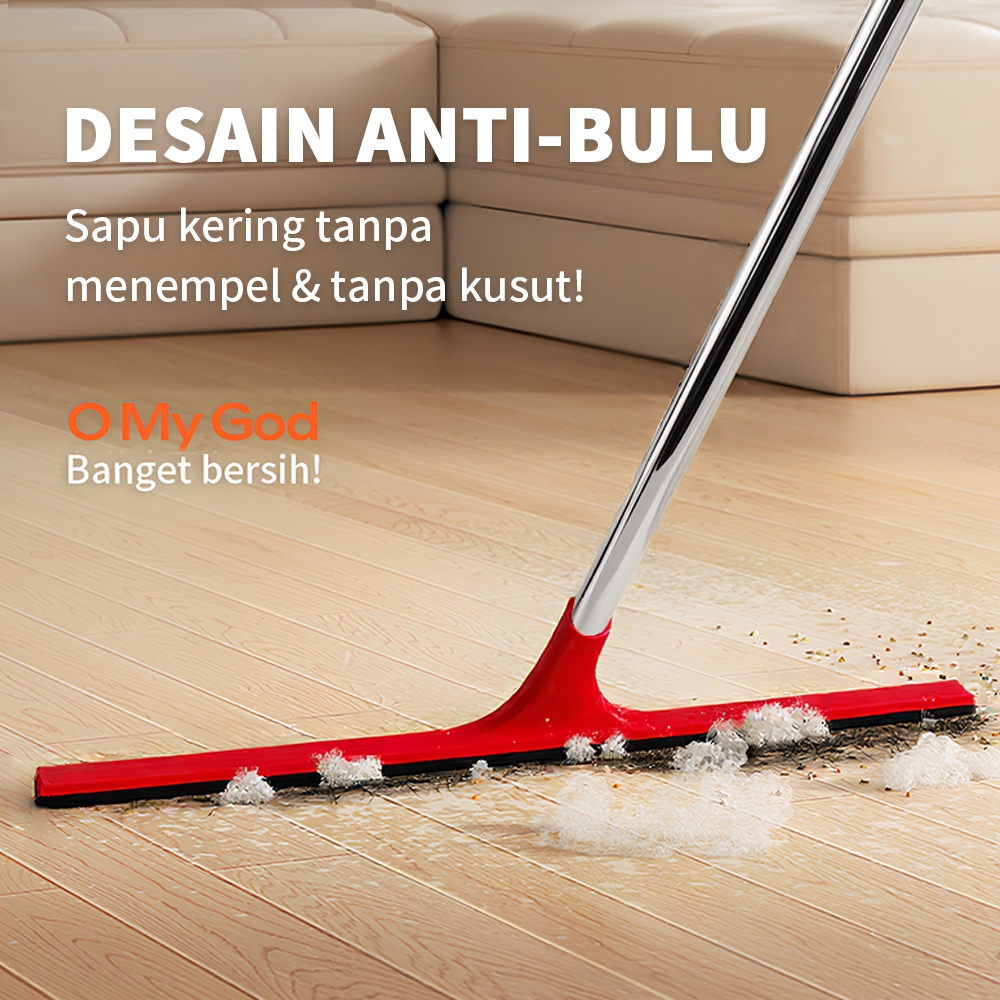 Jual Squeegee Pel Lantai Merah 45cm/60cm + Tongkat Telescopic ...