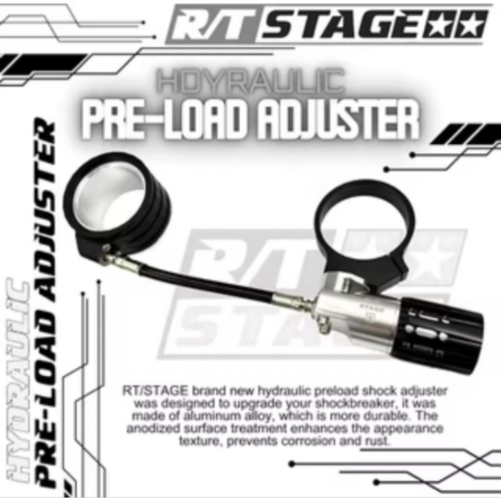 Jual Preload shock belakang Adjuster Klik Fungsional RT STAGE Tabung ...
