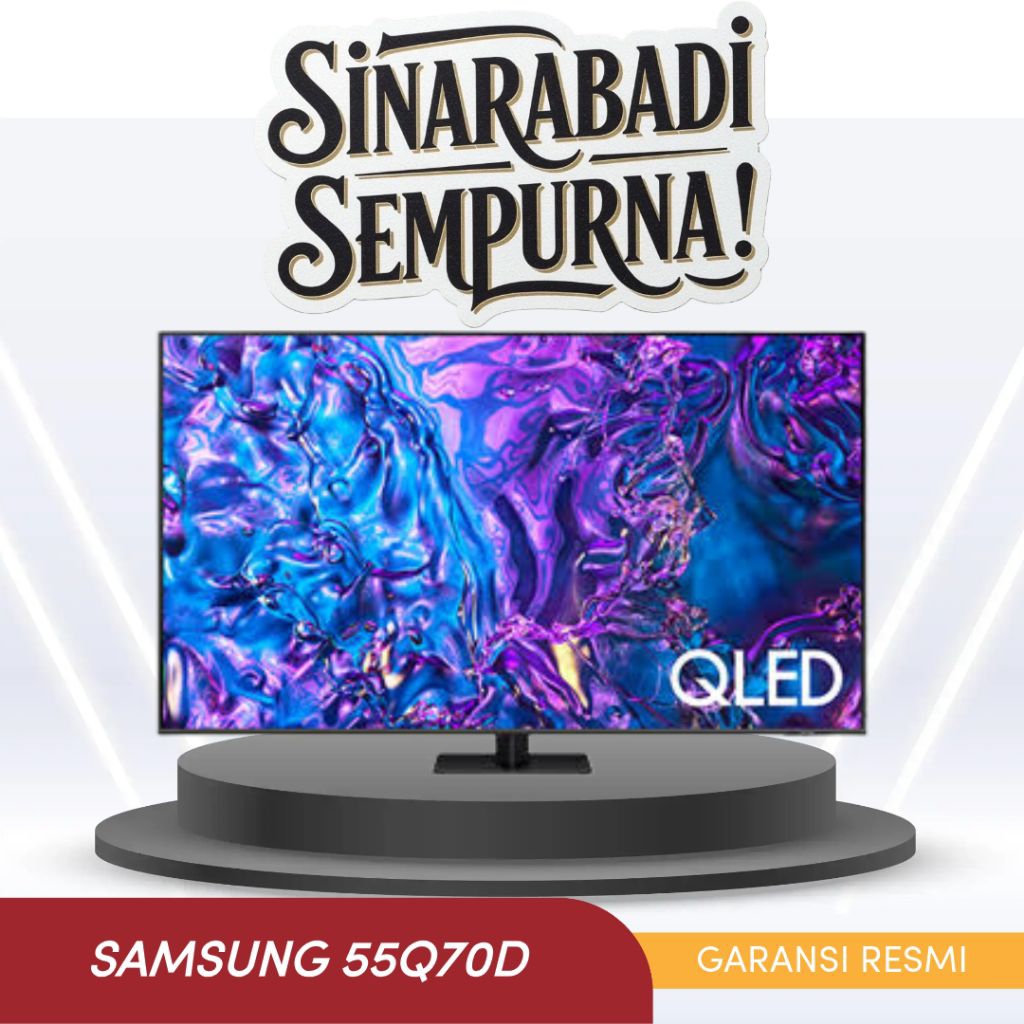 Jual SAMSUNG 55Q70D / QA55Q70D QLED 120hz 4K SMART TV 55 inch 2024 ...