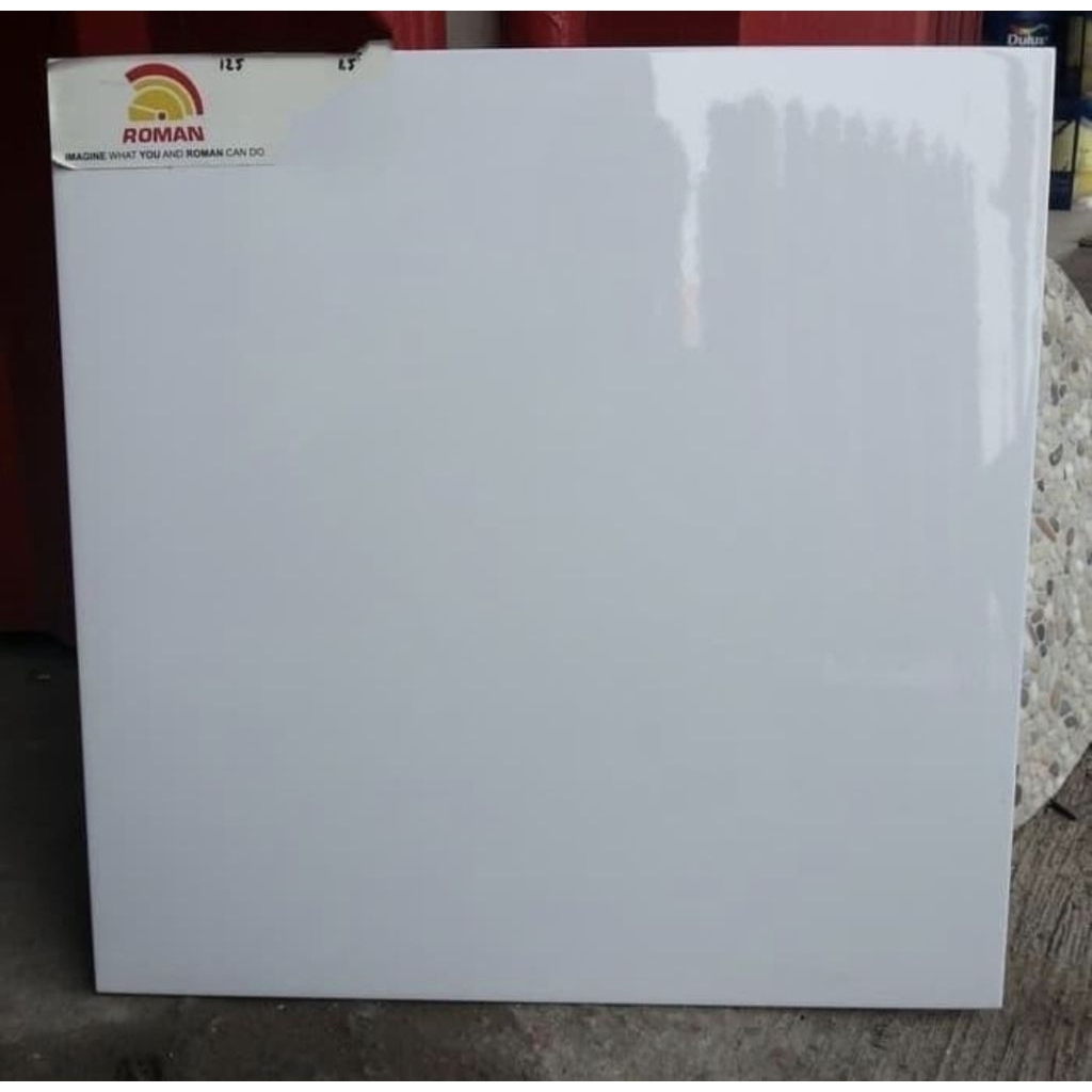 Jual Roman Keramik 40x40 Putih Polos/ G447105 Vivaz White | Shopee ...