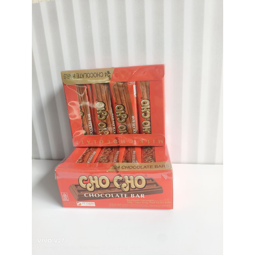 Jual cho cho chocolate bar 1 pak isi 24 pcs | Shopee Indonesia