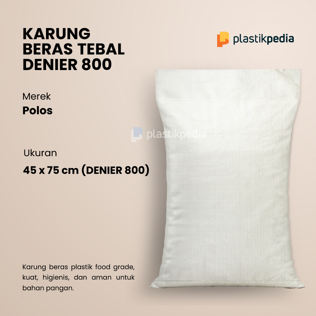 Jual Karung Plastik Putih 45X75 Tebal Denier 800 (ISI 1 BALE) | Shopee ...