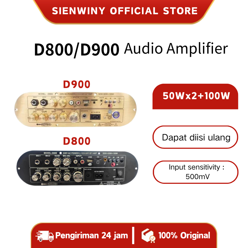 Jual SIENWINY D800/D900 High-Power Subwoofer BT Bluetooth Digital ...