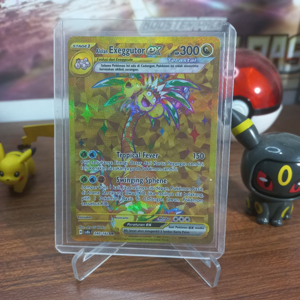 Jual Alolan Exeggutor UR SV8s 240/182 - Kartu Pokemon TCG Indonesia ...