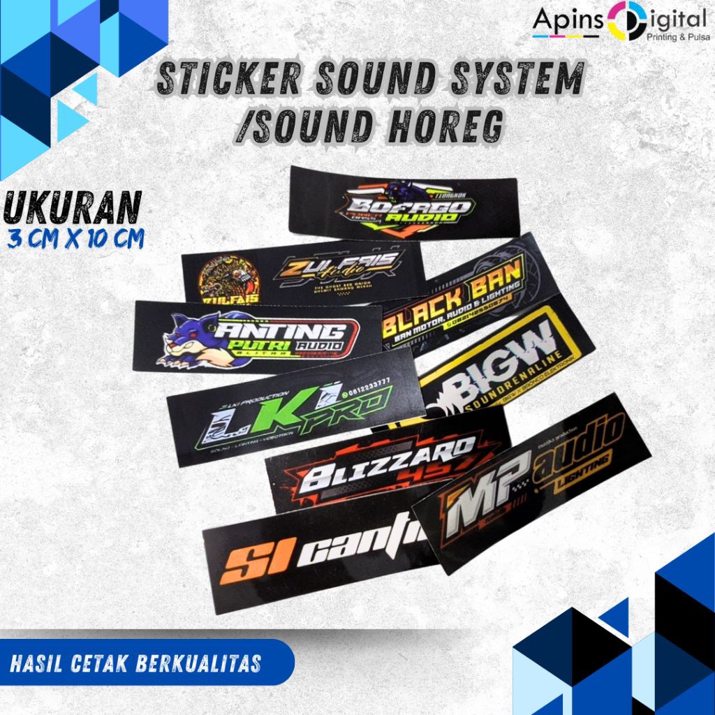 Jual Sticker Sound System & Team Terlengkap sound horeg | Shopee Indonesia