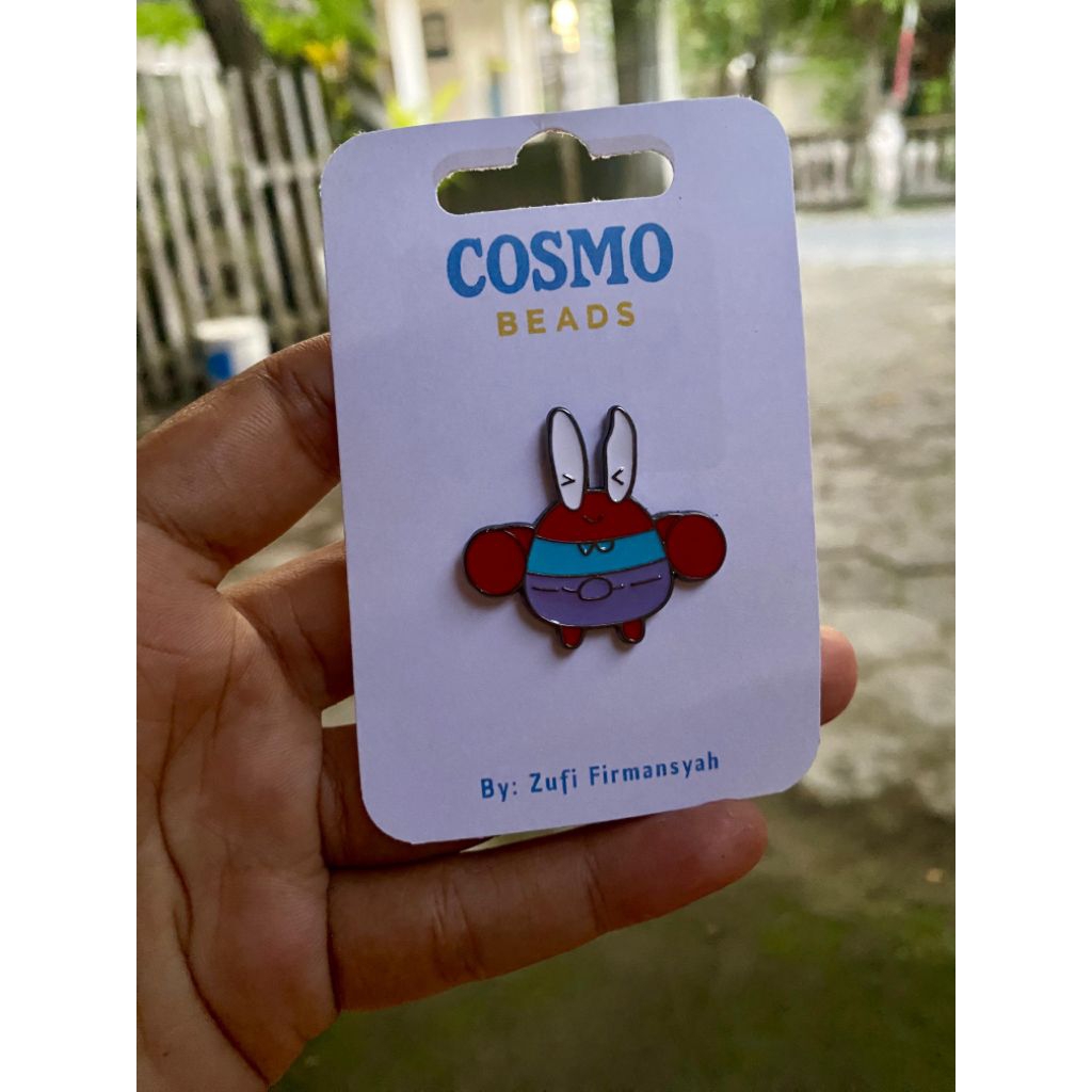 Jual Pin Enamel Tuan Crab Nota Live 3 by Cosmo Beads | Shopee Indonesia