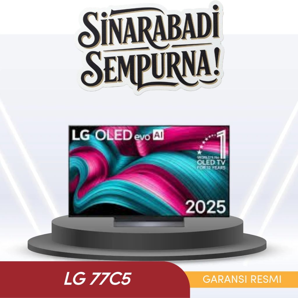 Jual LG 77C5 / 77C5PSA 4K OLED UHD SMART TV EVO AI C5 77 Inch 2025 ...