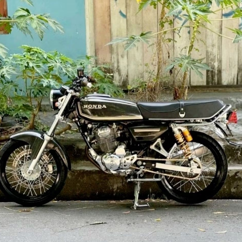 Jual Striping Decal Polet Sticker honda gl 100 gl100 gold hitam list ...