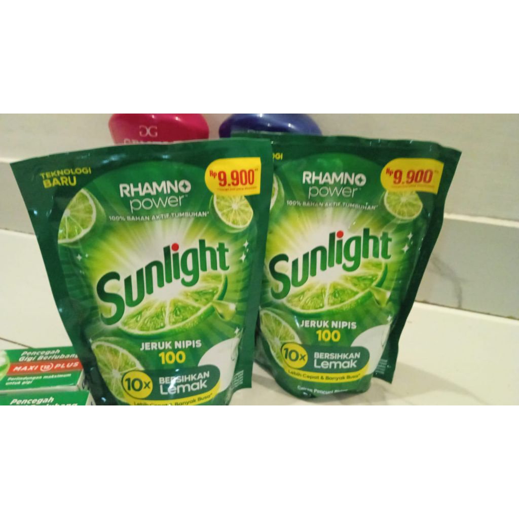 Jual sunlight pencuci piring lime 420 ml | Shopee Indonesia