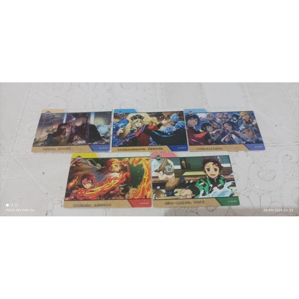 Jual Card CCG demon slayer kny kimetsu no Yaiba Douma tanjiro inosuke ...