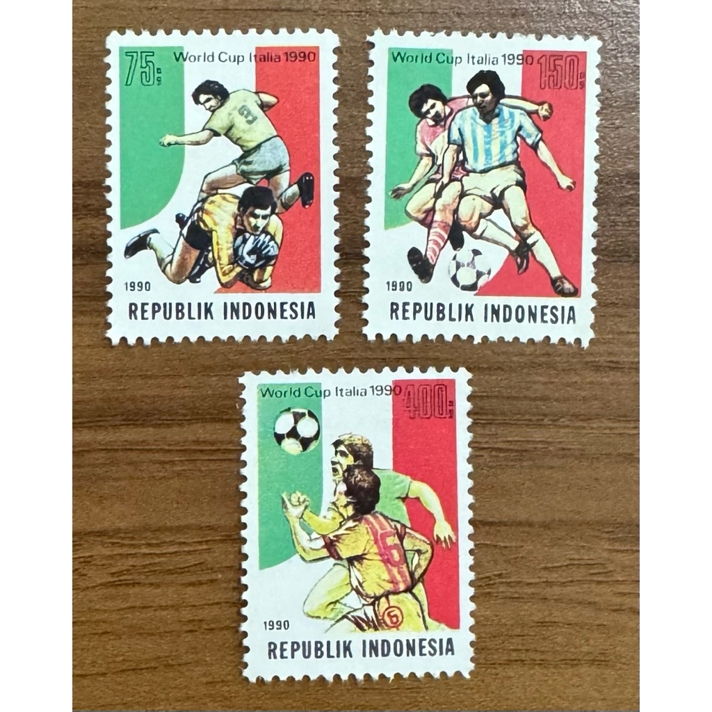 Jual Prangko Kuno Set Langka “World Cup Italia 1990” (Filateli ...