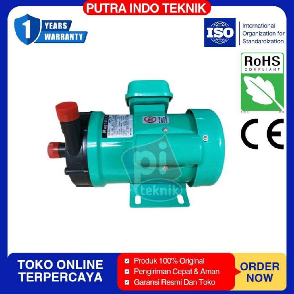 Jual Pompa Kimia Chemical ROTOR MD100RM Magnetic Pump Drive MD 100RM ...