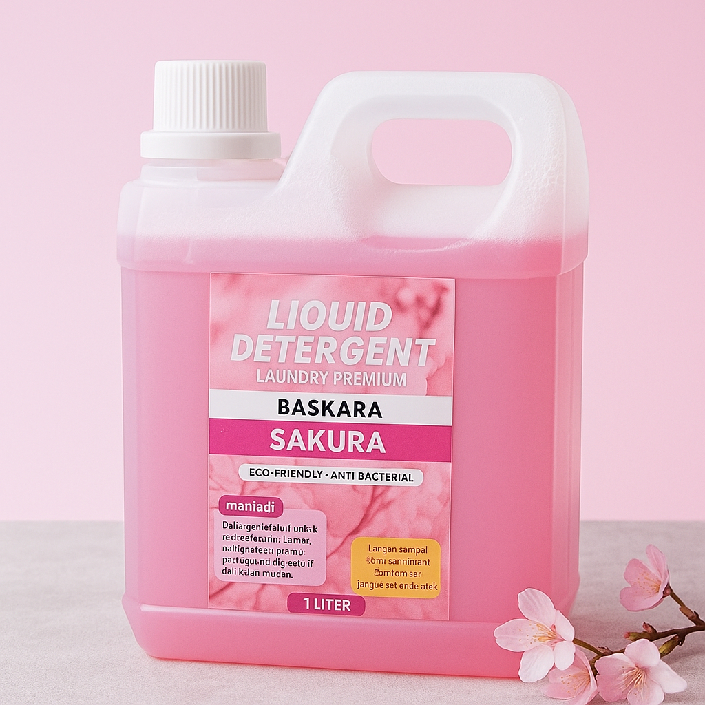 Jual Liquid Detergent Sakura 1 Liter Sabun Cair Laundry Premium ...
